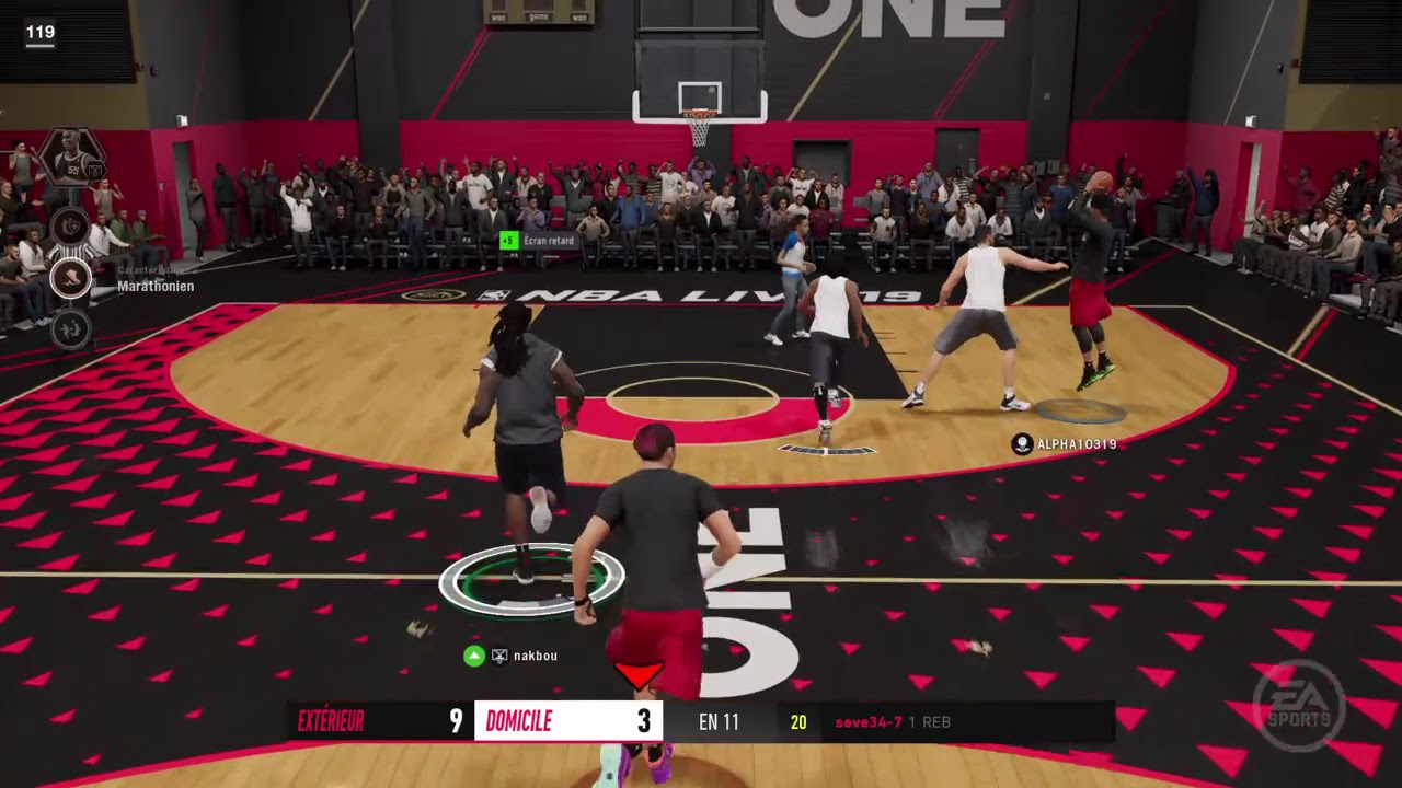 NBA LIVE 19 my first putback!!! - YouTube