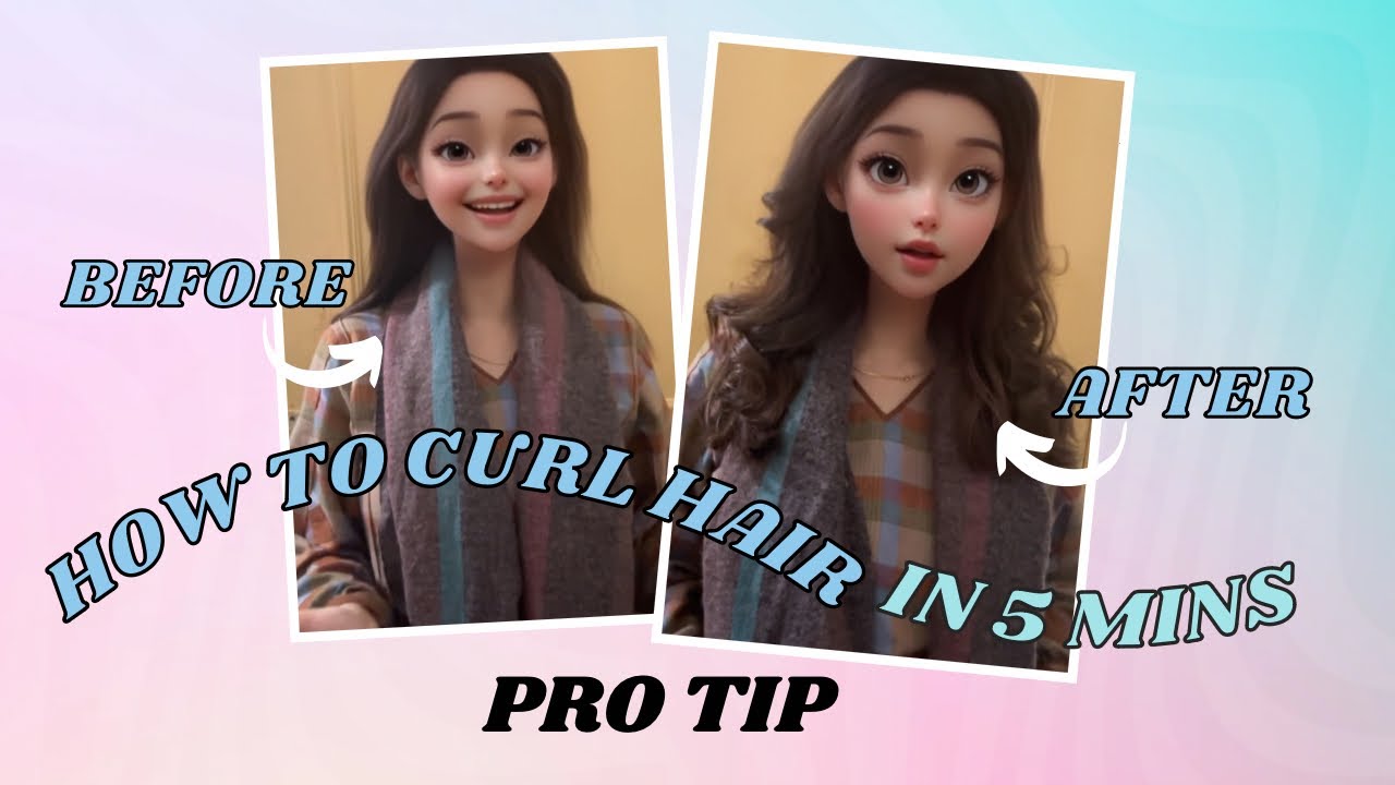 Easy 5-Minute Curls Tutorial | Fast & Easy Curling Hack.” - YouTube