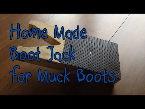 Easy Homemade Boot Jack for Muck Boots - YouTube