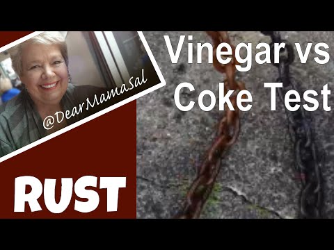 RUST: Coke or vinegar? Let's try it out ~ DearMamaSal - YouTube