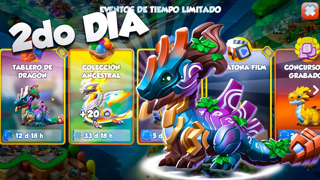 2do día del evento Ancestral Retorno de Oyar | DRAGON MANIA LEGENDS ...