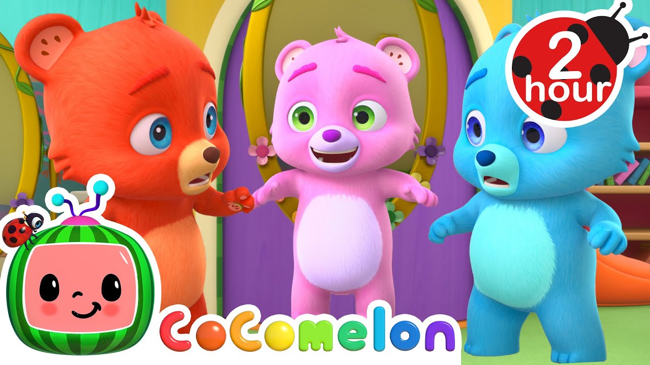 Colorful Bear Clones 🐻 CoComelon JJ's Animal Time Nursery Rhymes and ...