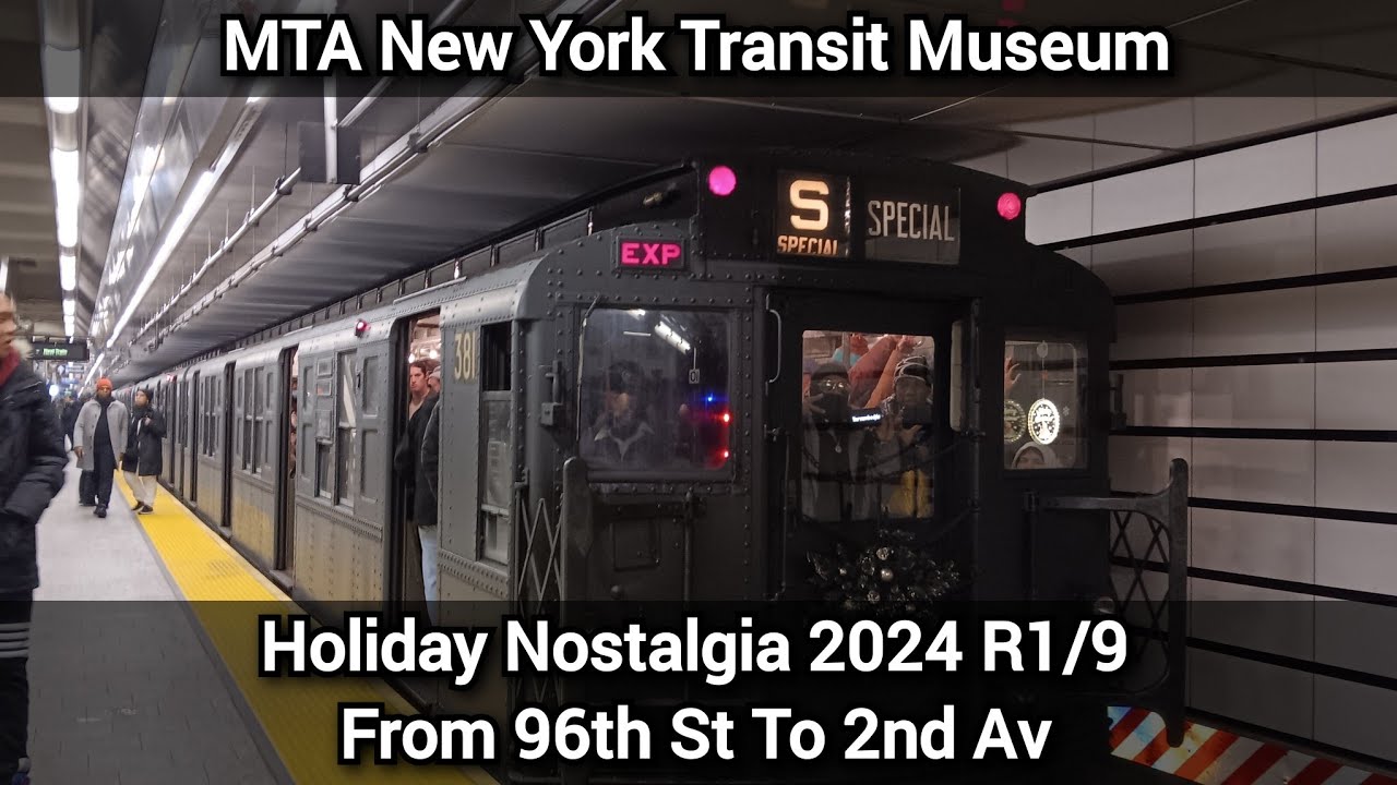 MTA NYTM: Holiday Nostalgia R1/9 Ride From 96th St To 2nd Av | 12/1 ...
