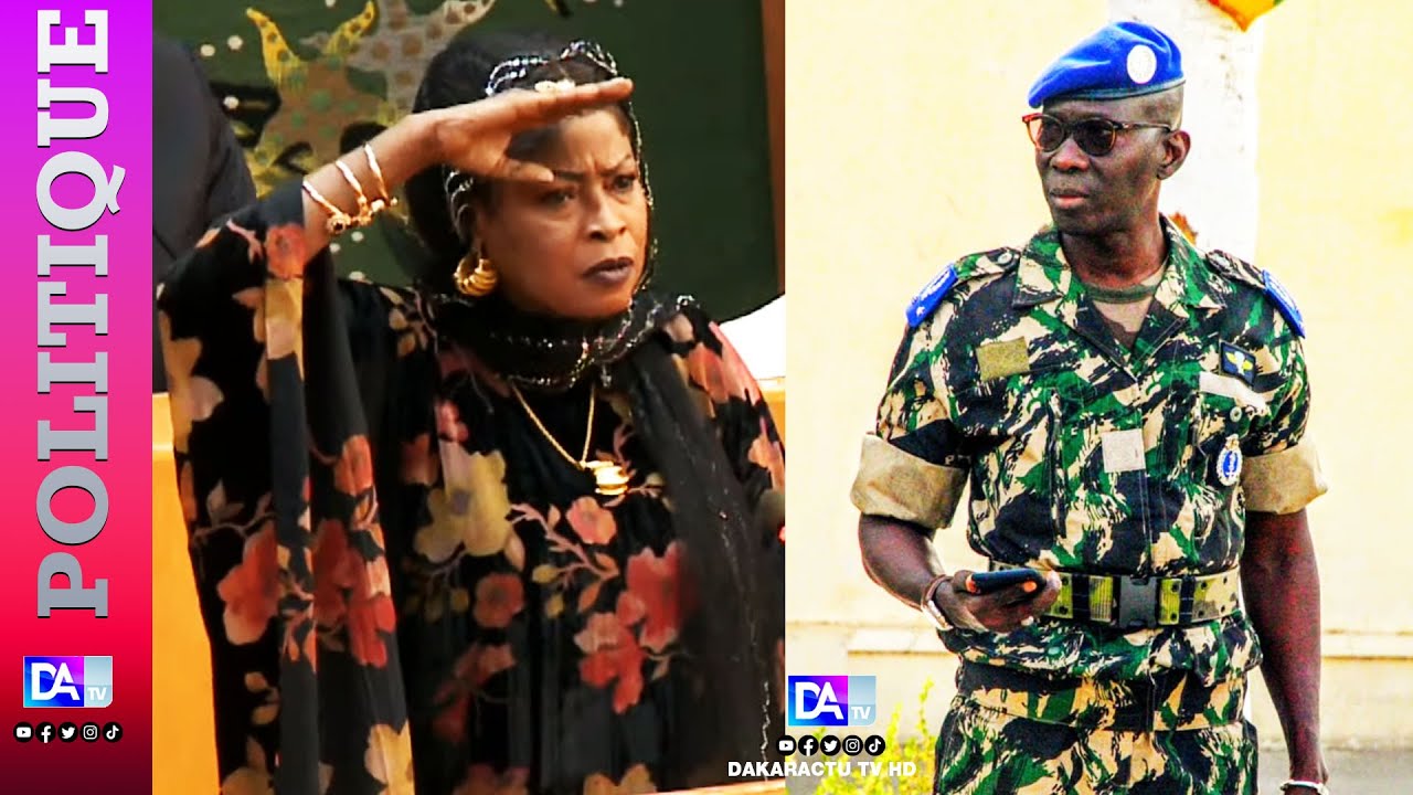 Coura Macky rend hommage au général Moussa Fall - YouTube