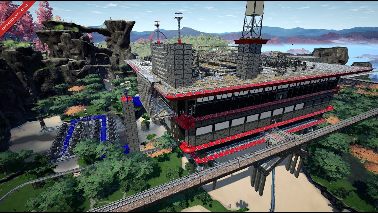 Satisfactory - Mega Factory - 2,280 Aluminium Sheets per min. - YouTube