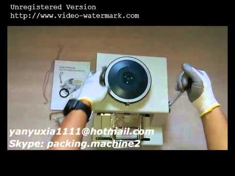 manual dog tag embosser machine steel embossing machine - YouTube