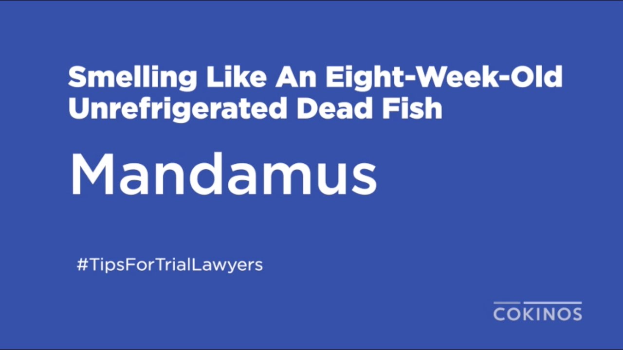 Smelling Like An Eight-Week-Old Unrefrigerated Dead Fish - YouTube