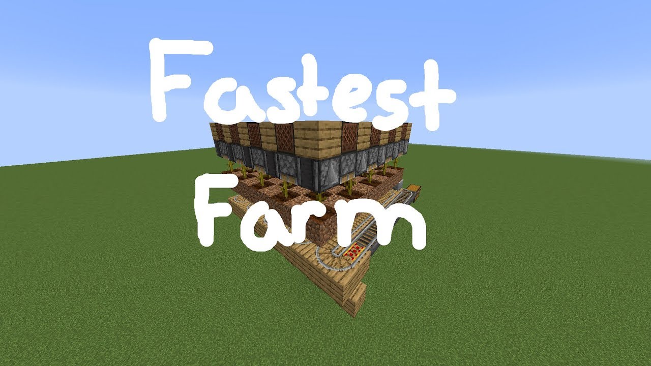 Automatic Pumpkin and Melon Farm | Minecraft Tutorial - YouTube