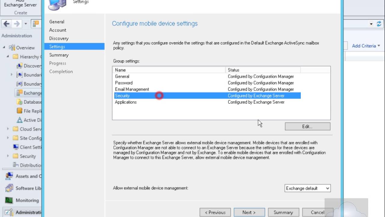 20696 Demo8 Configuring The Exchange Server Connector - YouTube