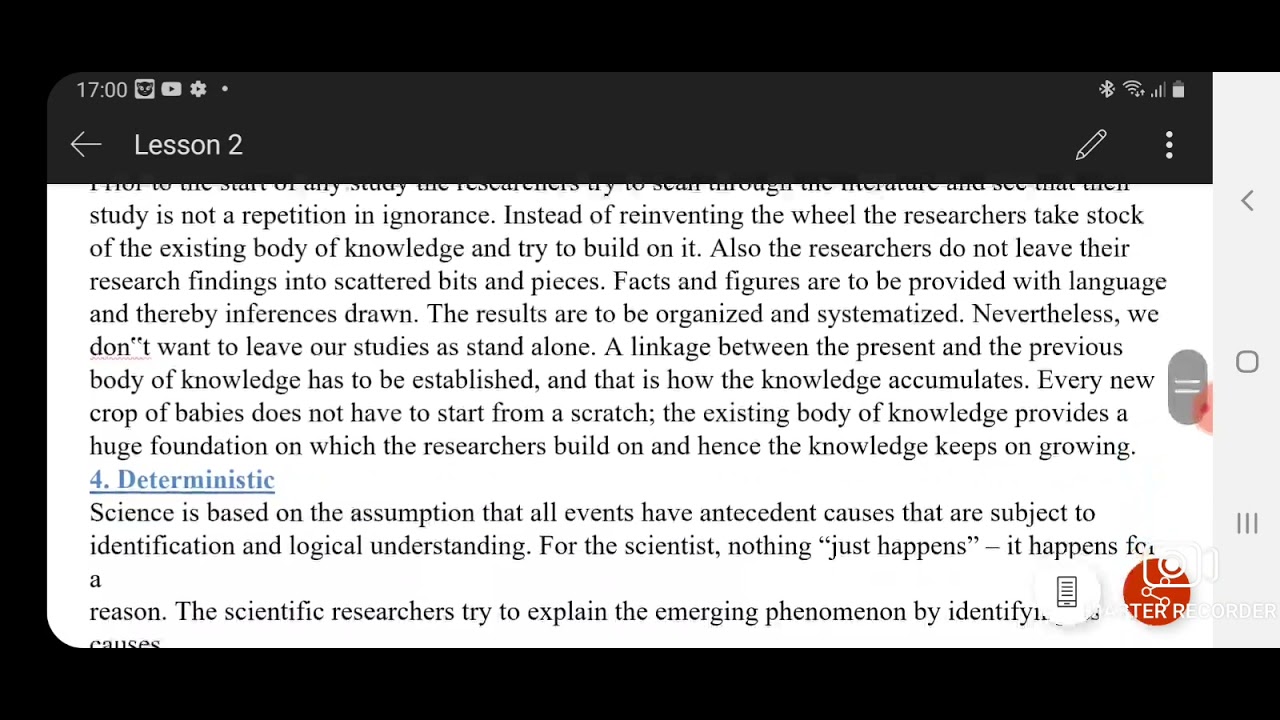 STA630|| Lecture # 2 || Characteristics of Scientific Method - YouTube