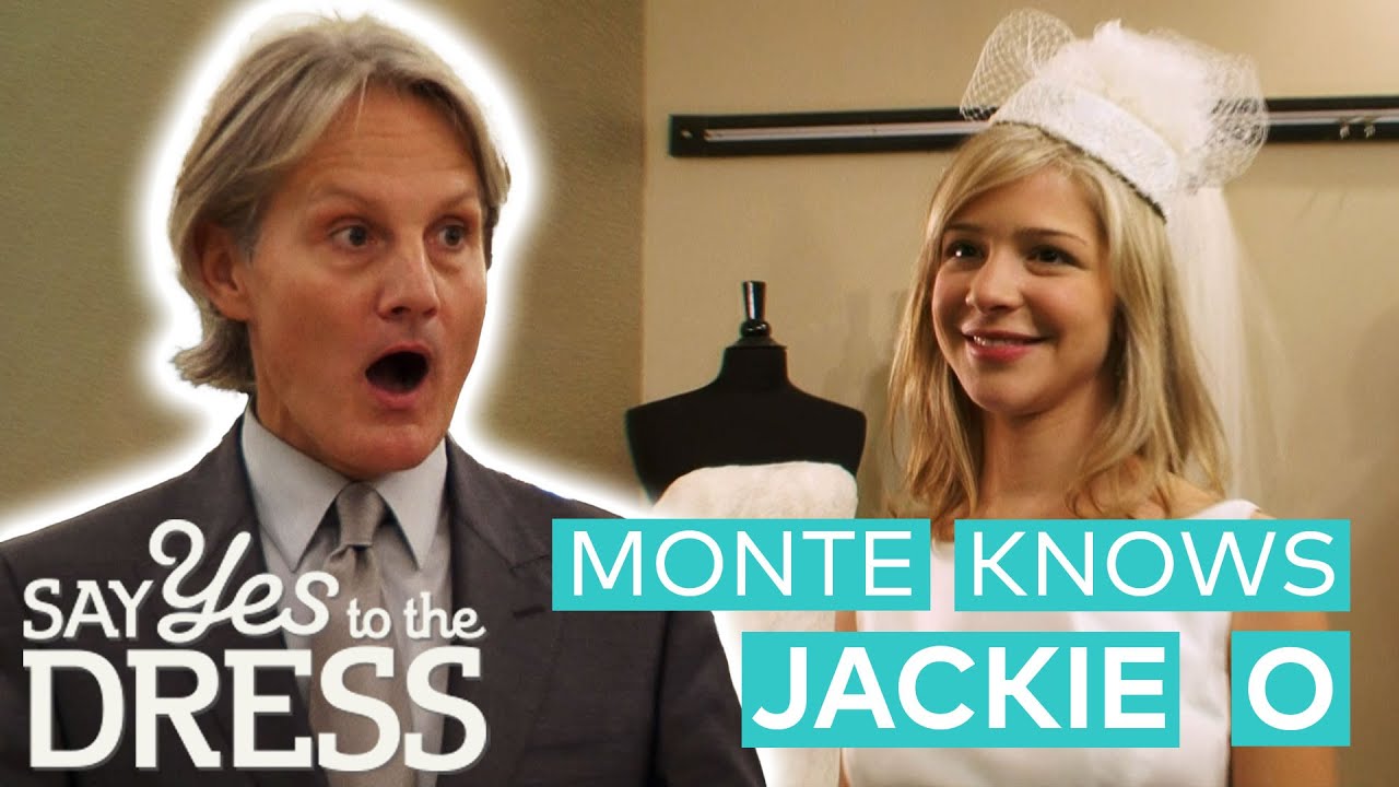 Monte EXCITED - Bride Wants A Jackie O Dress | Say Yes To The Dress ...