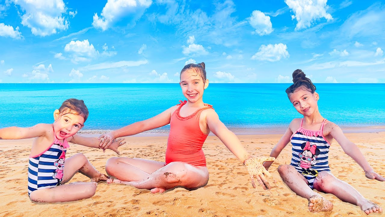 👧 MARA, TEO și BRI la 🌊 MARE în SPANIA 🇪🇸 - YouTube