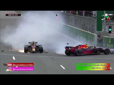 F1 - Max Verstappen x Daniel Ricciardo (Baku 2018)