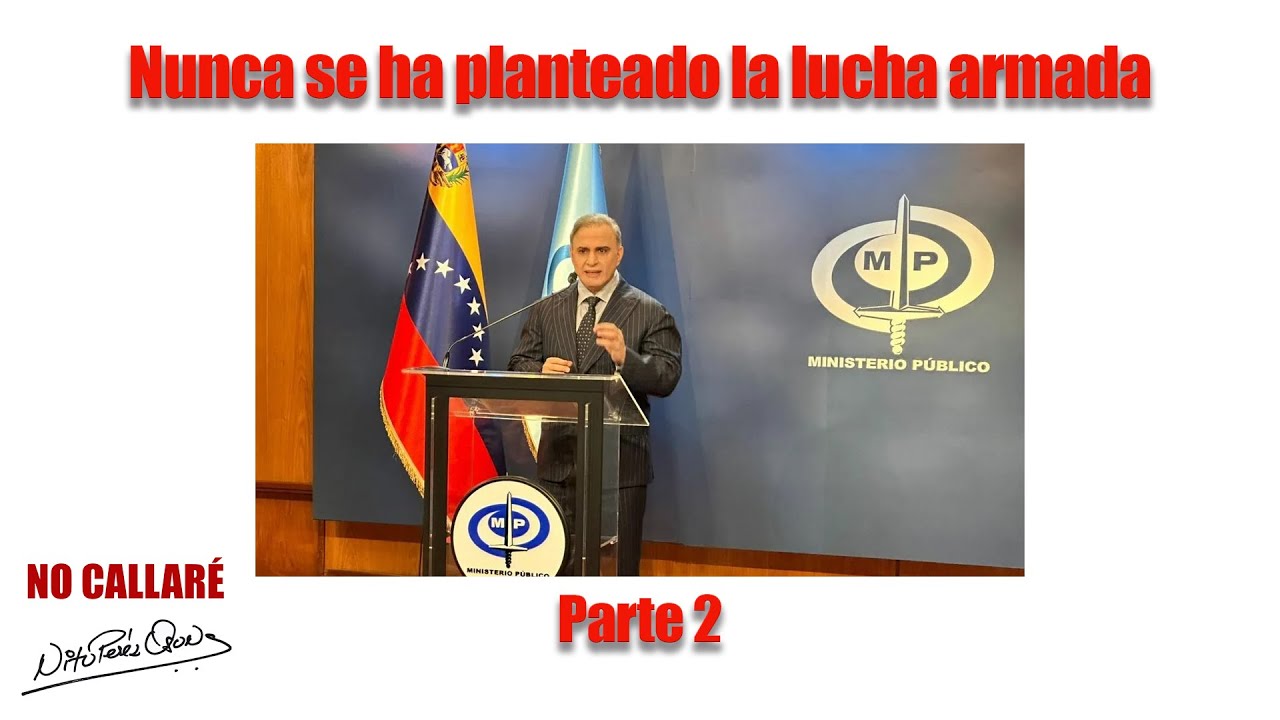 Nunca se ha planteado la lucha armada Parte 2 - YouTube