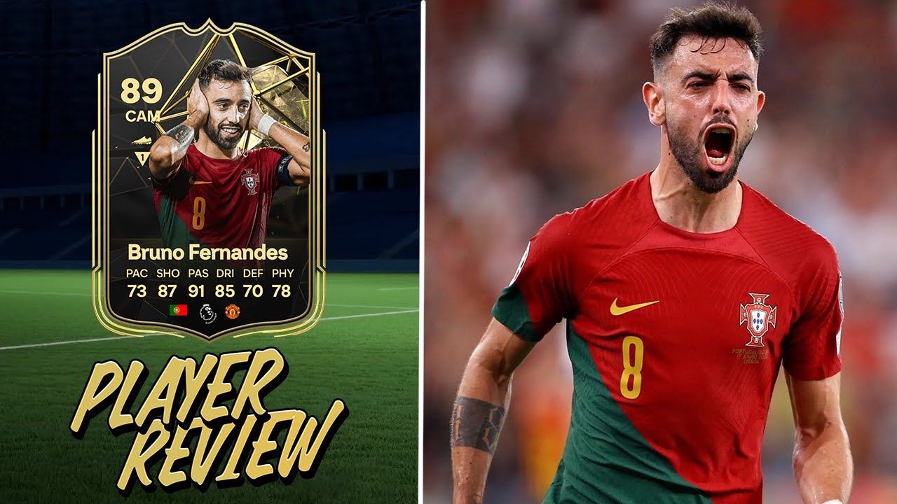 EAFC 24 | INFORM BRUNO FERNANDES PLAYER REVIEW | 89 TEAM OF THE WEEK ...