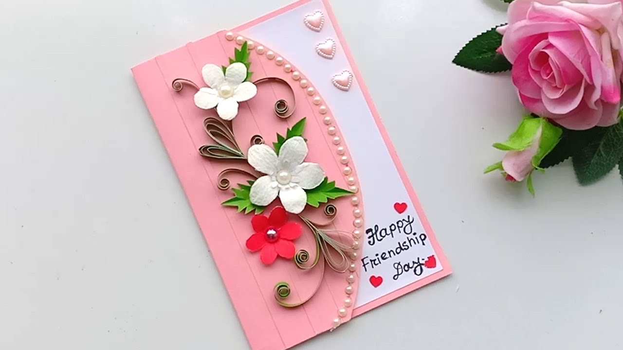 Friendship Day Card Idea | How To Make Friendship Day Card | Easy ...
