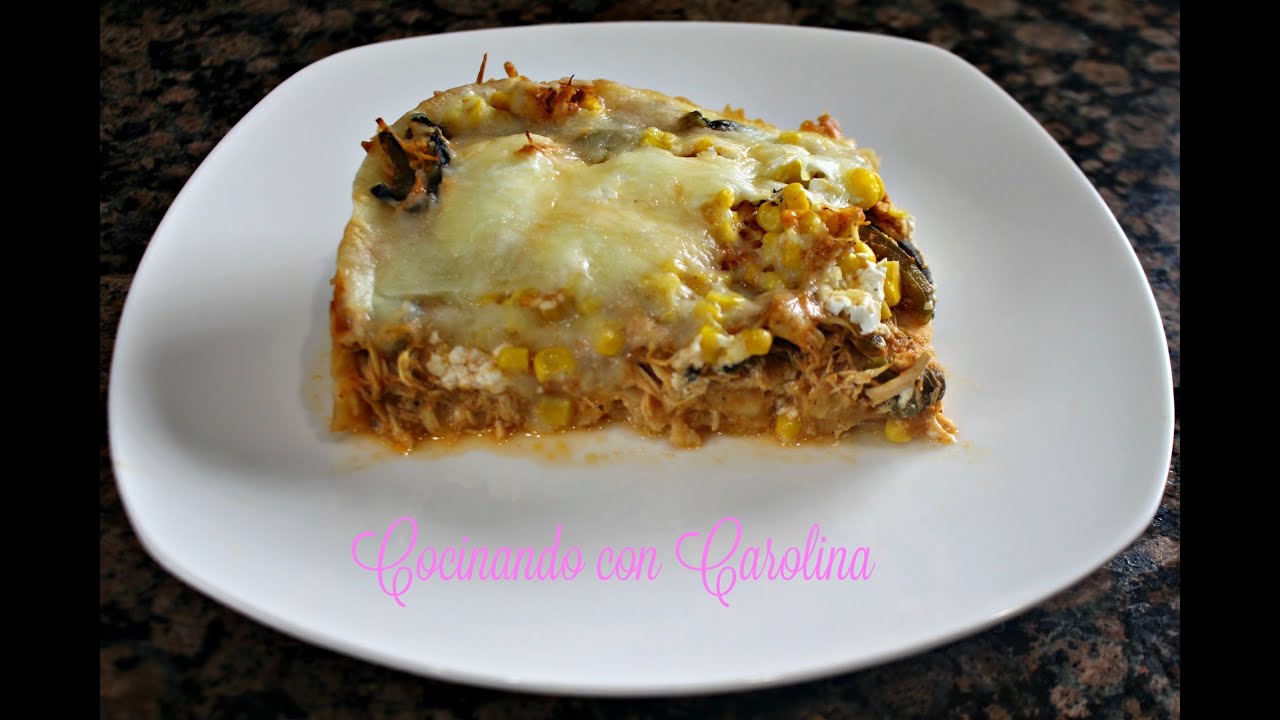 PASTEL AZTECA DE POLLO / COMO HACER PASTEL AZTECA - YouTube