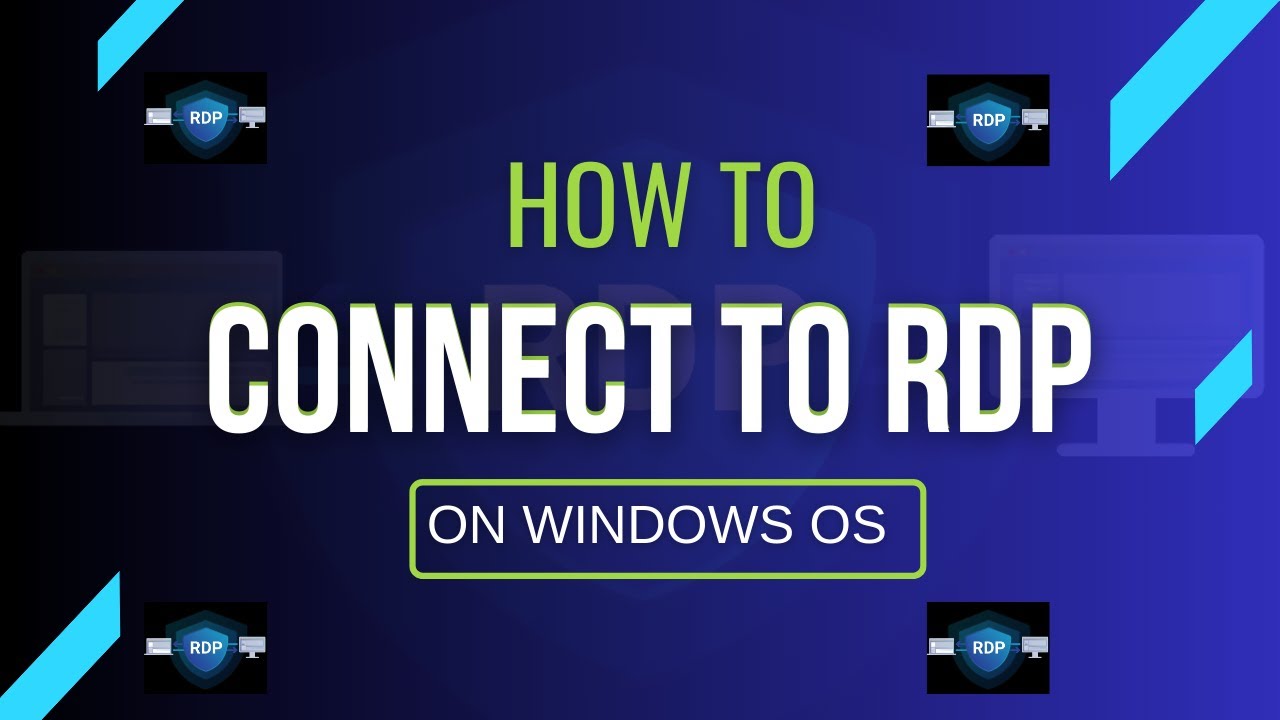 How To Use Or Connect To Rdp on your Windows PC - YouTube