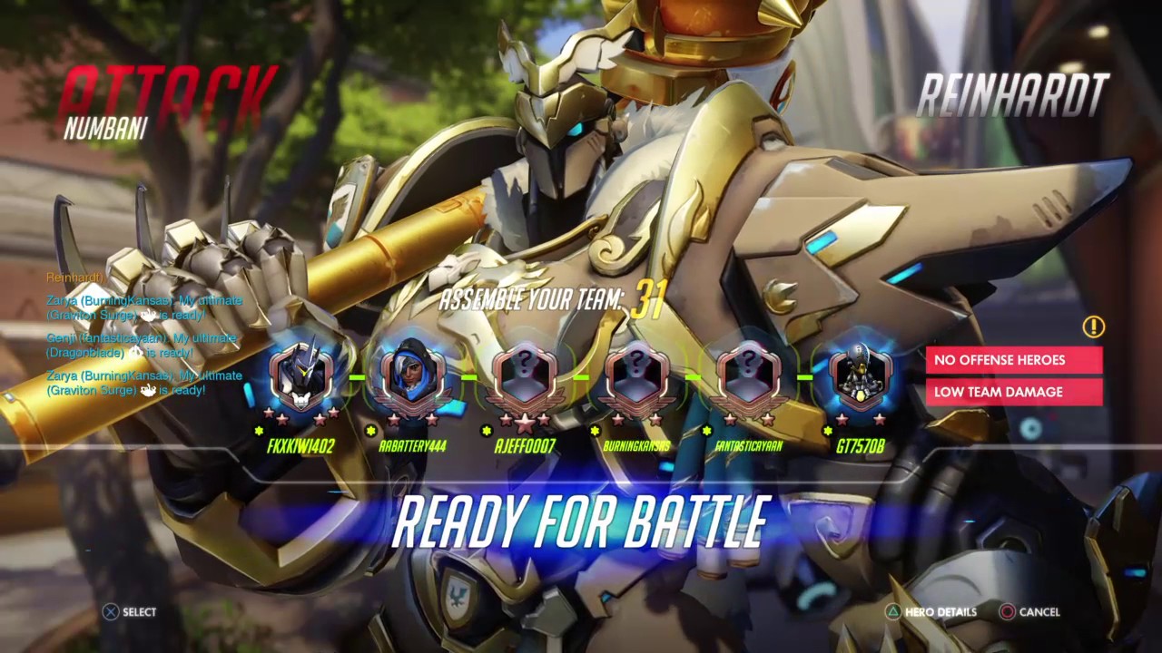 Overwatch Reinhardt double pin - YouTube