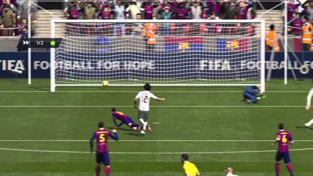 #FIFA 15 #Messi_ Noob goal #1 - YouTube