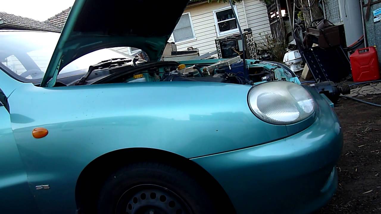 Overloading Daewoo Lanos Engine on Jet-A1 and Diesel Mix - YouTube