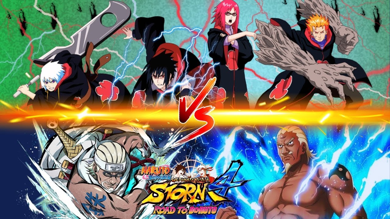 SASUKE, JUGO & KARIN VS KILLER BEE & RAIKAGE AY!!! NSUNS4 - YouTube