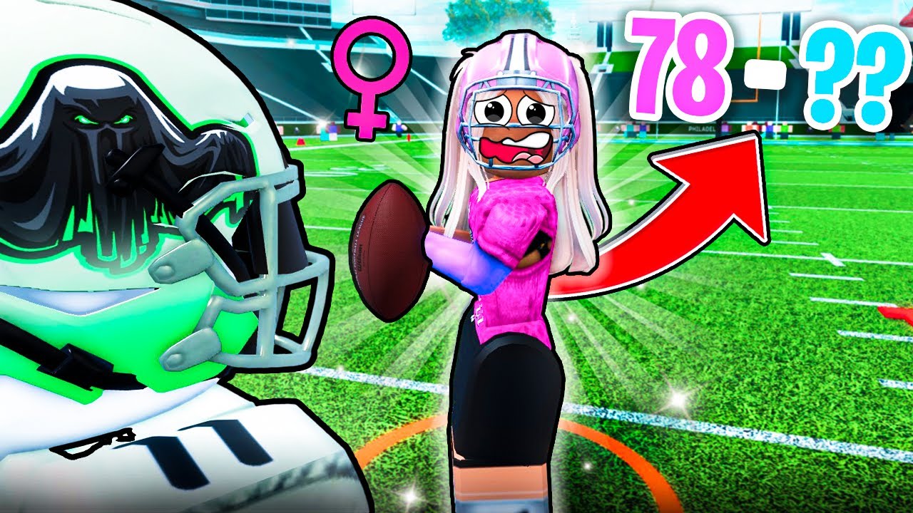 I Went Undercover As A GIRL In NFL Universe Football & It Got STRANGE ...