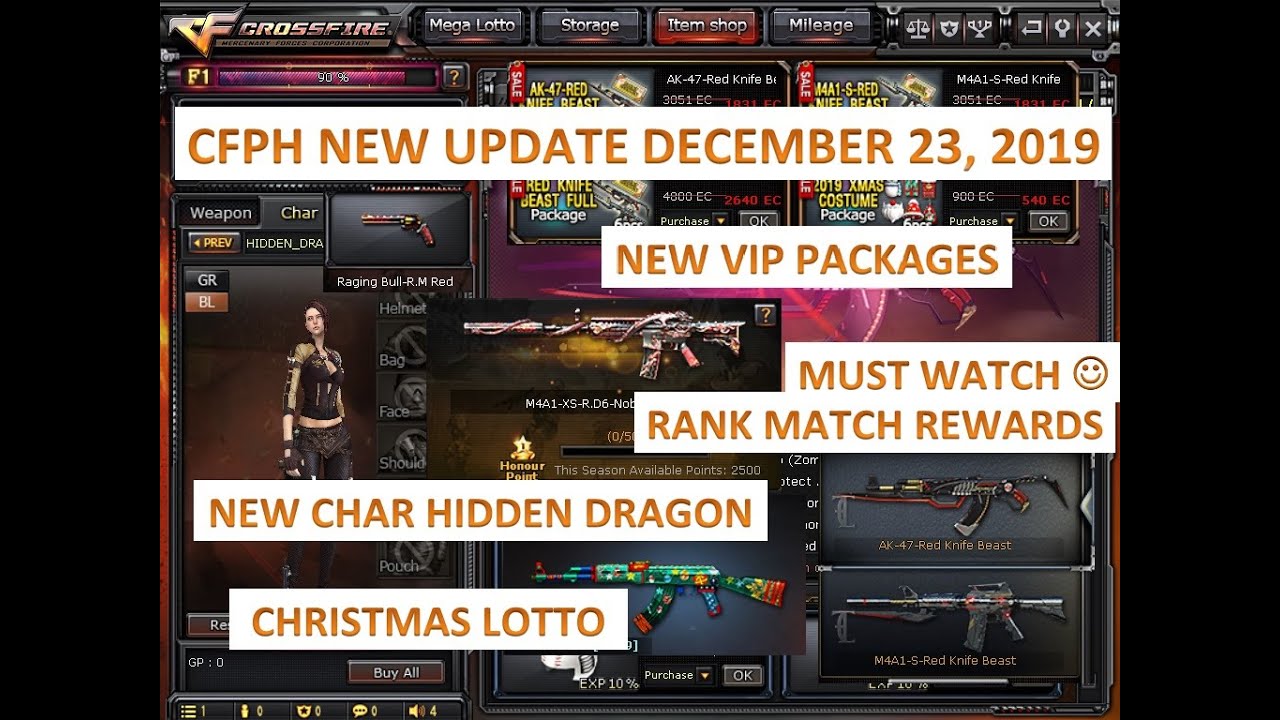CrossFire Philippines 2019: New Patch Update December 23, 2019 New AK ...