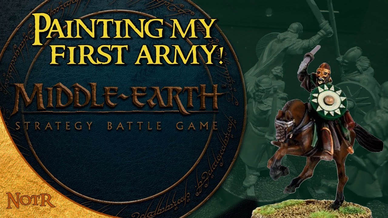 Painting my first MESBG Army - Live Paint & Chat! - YouTube