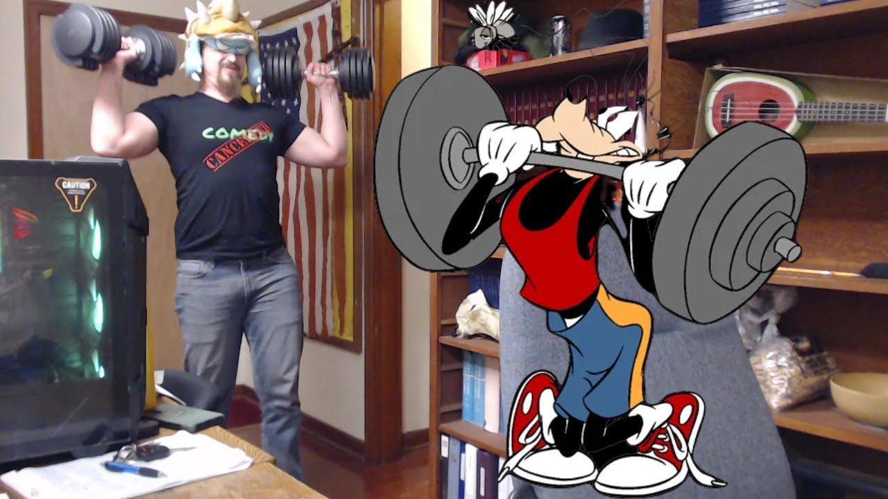 Goofy getting gains (Disney) - YouTube