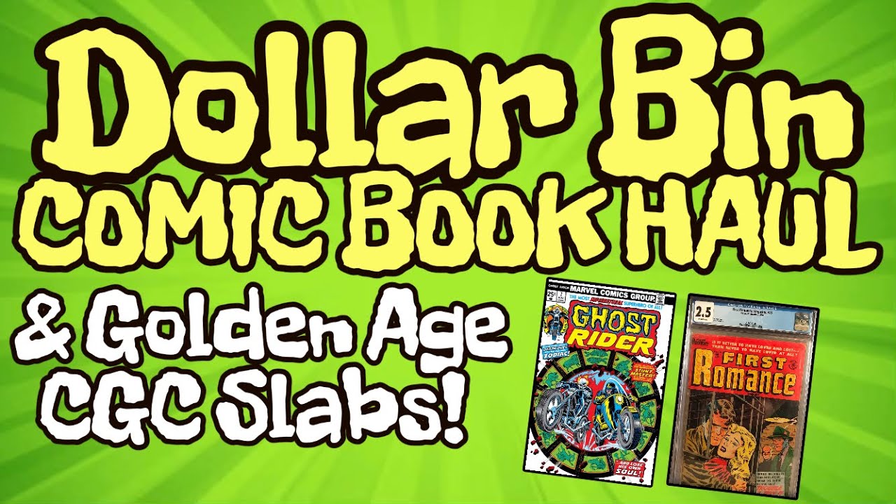 DOLLAR BIN COMIC HAUL & GOLDEN AGE CGC SLABS! - YouTube