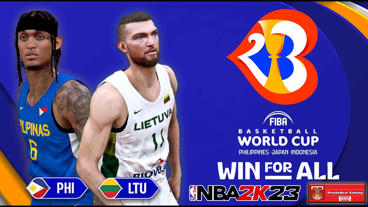FIBA World Cup 2023 l Lithuania VS Gilas Pilipinas l NBA 2K23 PC ...