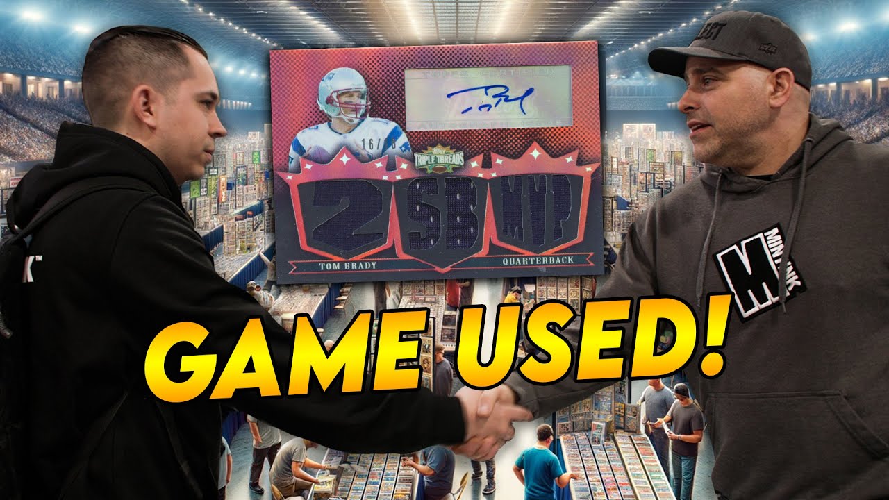 Buying a Tom Brady GAME USED Patch Auto At a Card Show 🐐 - YouTube