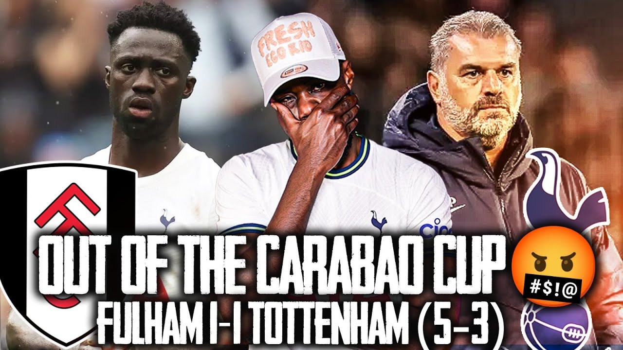 OUT THE CUP ALREADY ITS A DISGRACE, I AM SEETHING 🤬 Fulham 1-1 ...