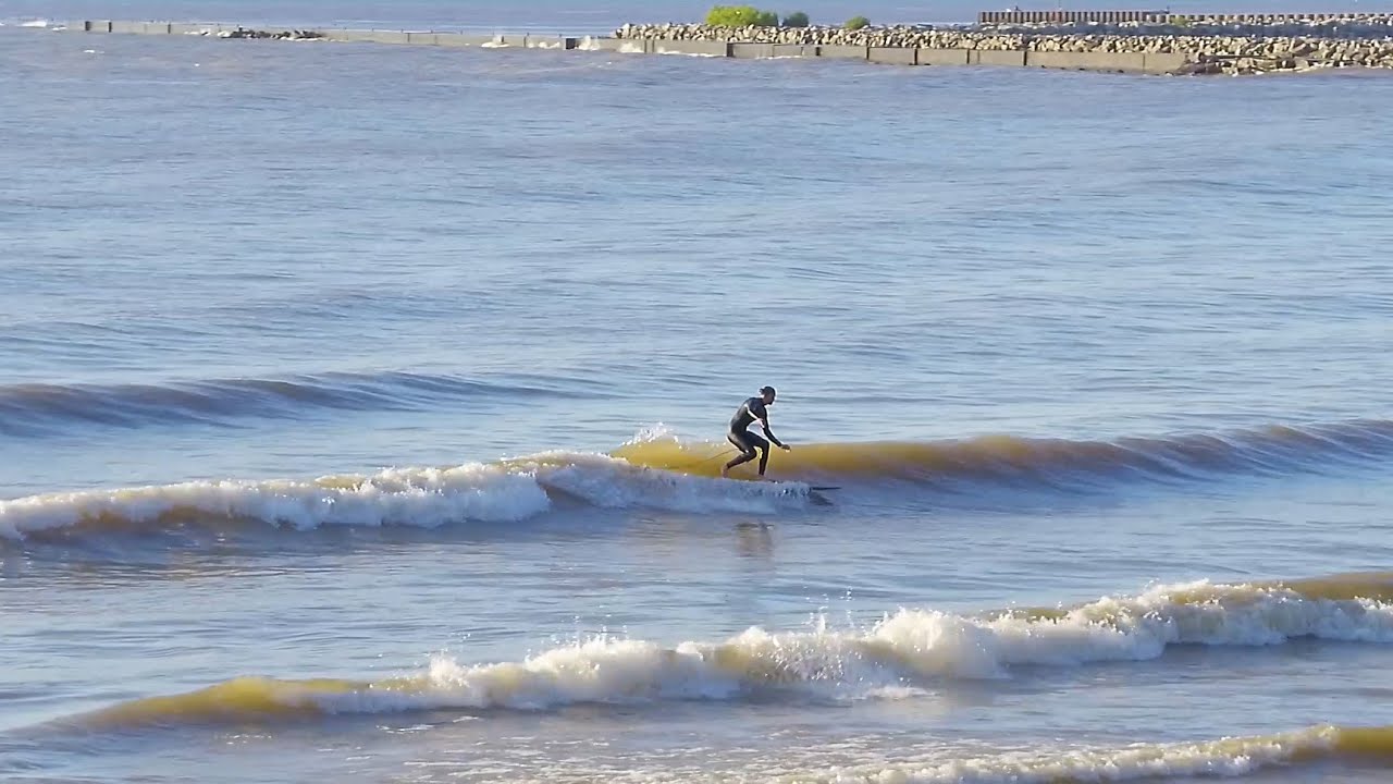 2024.06.27 small wave dawn patrol with light offshore wind, great lakes ...