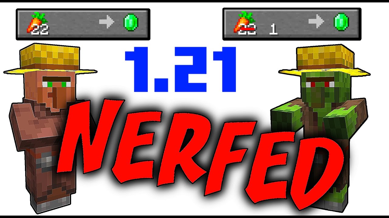 Villager NERF in Minecraft… - YouTube