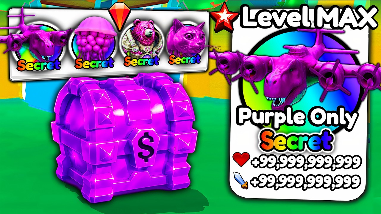 Starting Over as NOOB with PURPLE ONLY in Brainrot Evolution! - YouTube