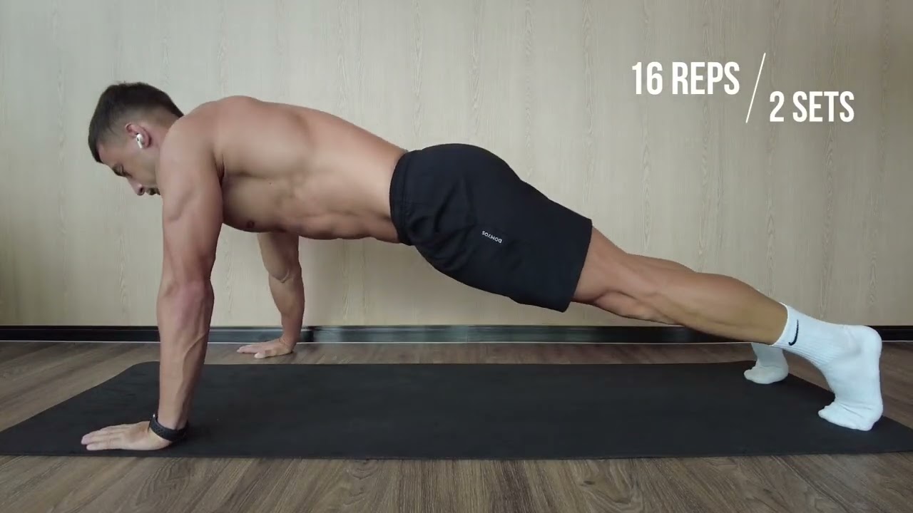 Effective CHEST Workout At Home 😤 - YouTube