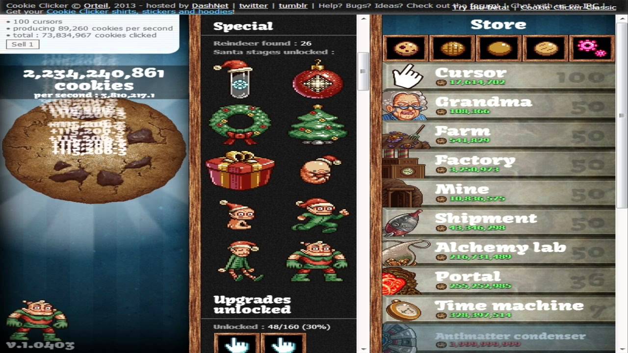 Cookie Clicker [4] : NOW It's Christmas Eve... - YouTube
