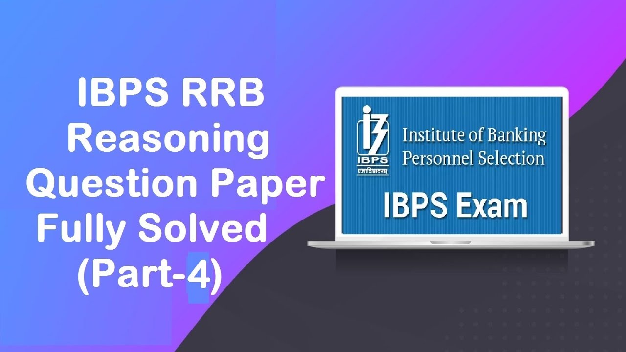 IBPS Reasoning Questions Part-4 - YouTube
