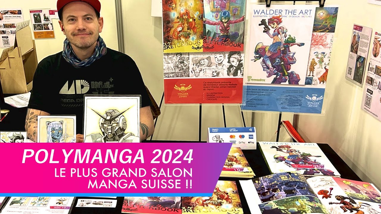 Le plus grand salon de Manga de Suisse ! Polymanga 2024 - YouTube