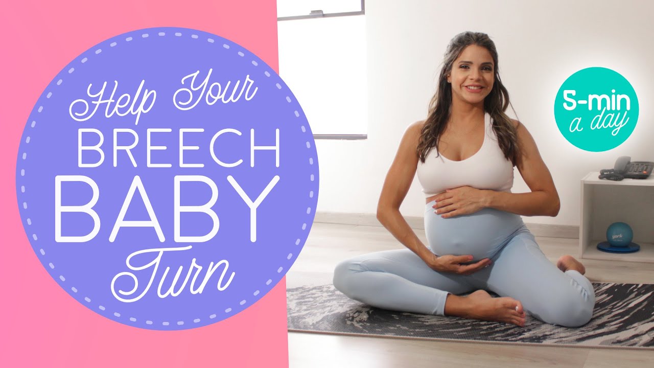 5 BEST EXERCISES to Help Your Breech Baby Turn | 5-Min a Day! - YouTube