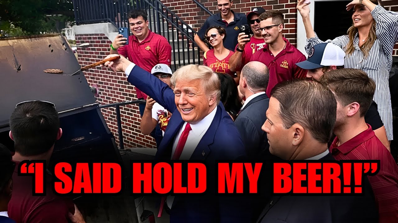 Trump SURPRISES frat party... What happens next is unbelievable - YouTube
