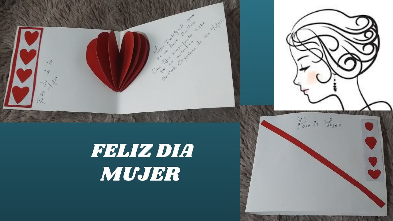 DIY: Tarjeta Para El Dia Internacional De La Mujer |Card For ...