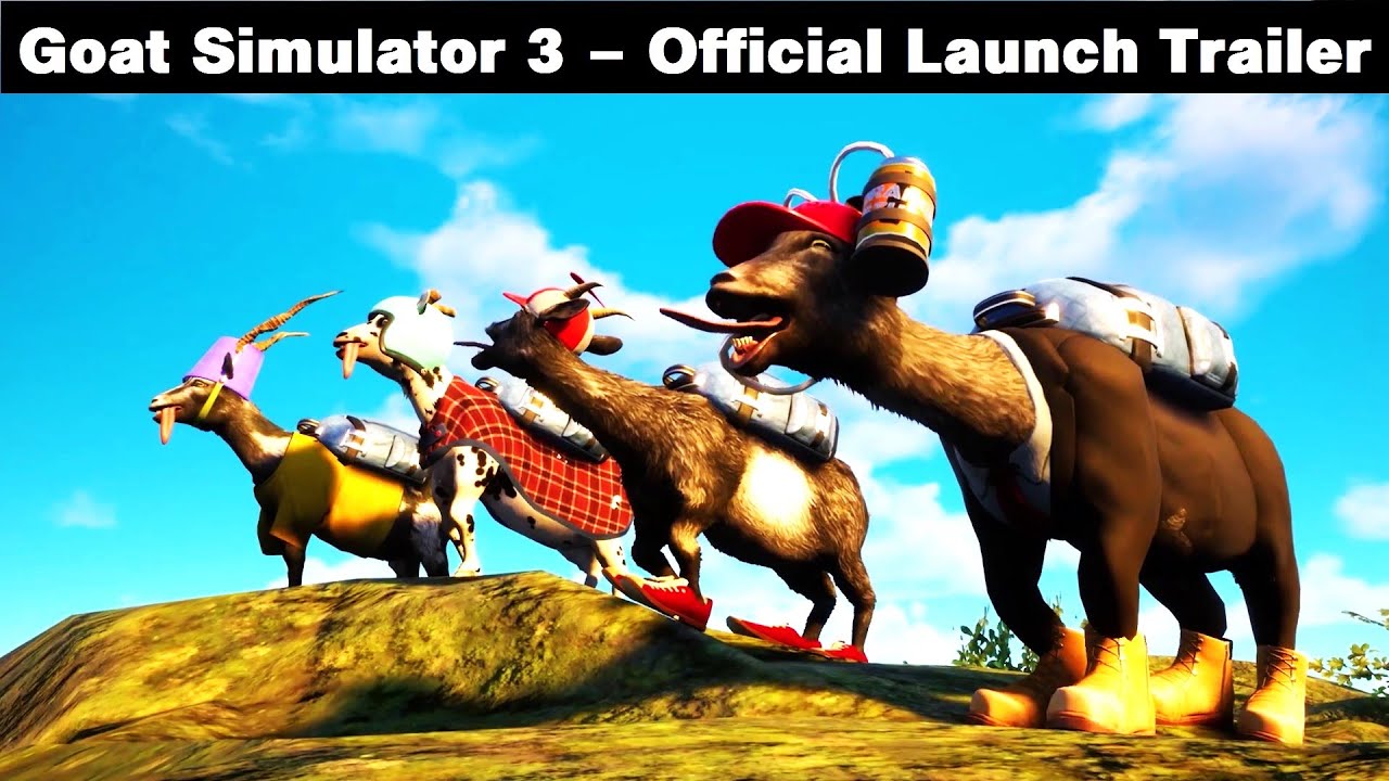 Goat Simulator 3 – Official Launch Trailer - YouTube