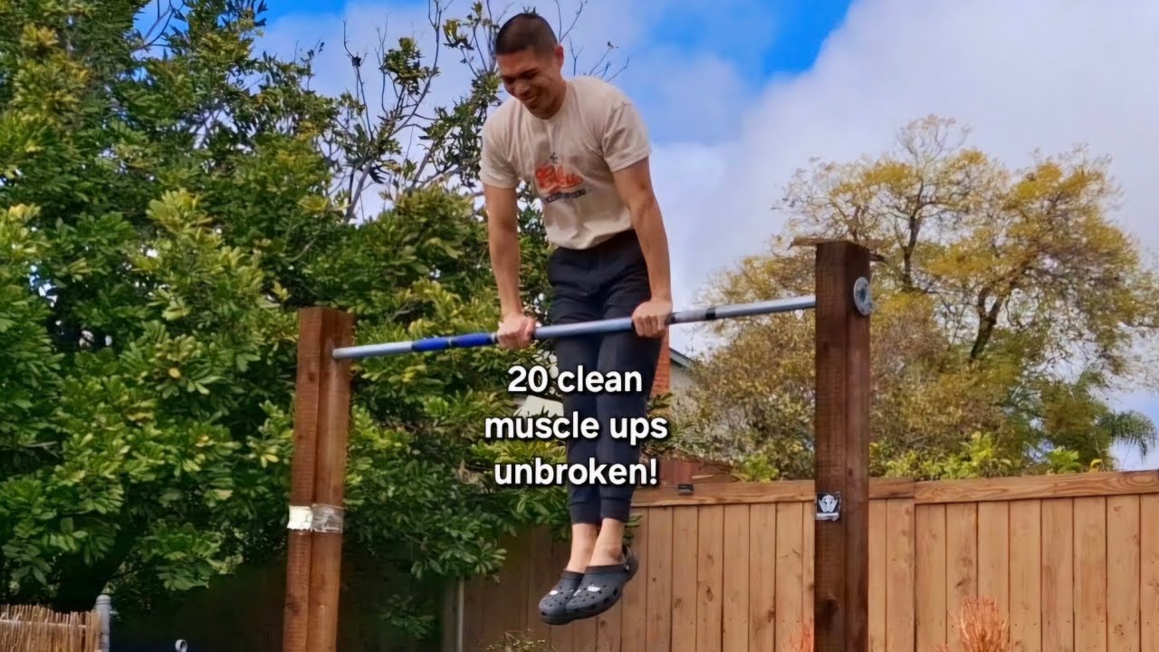 Just 20 clean muscle ups unbroken at 44 years young! #sandiegofitness ...