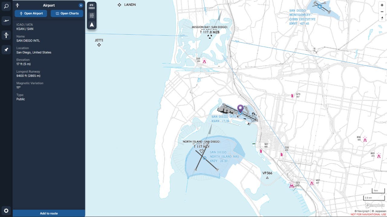 Interactive Enroute Chart - YouTube
