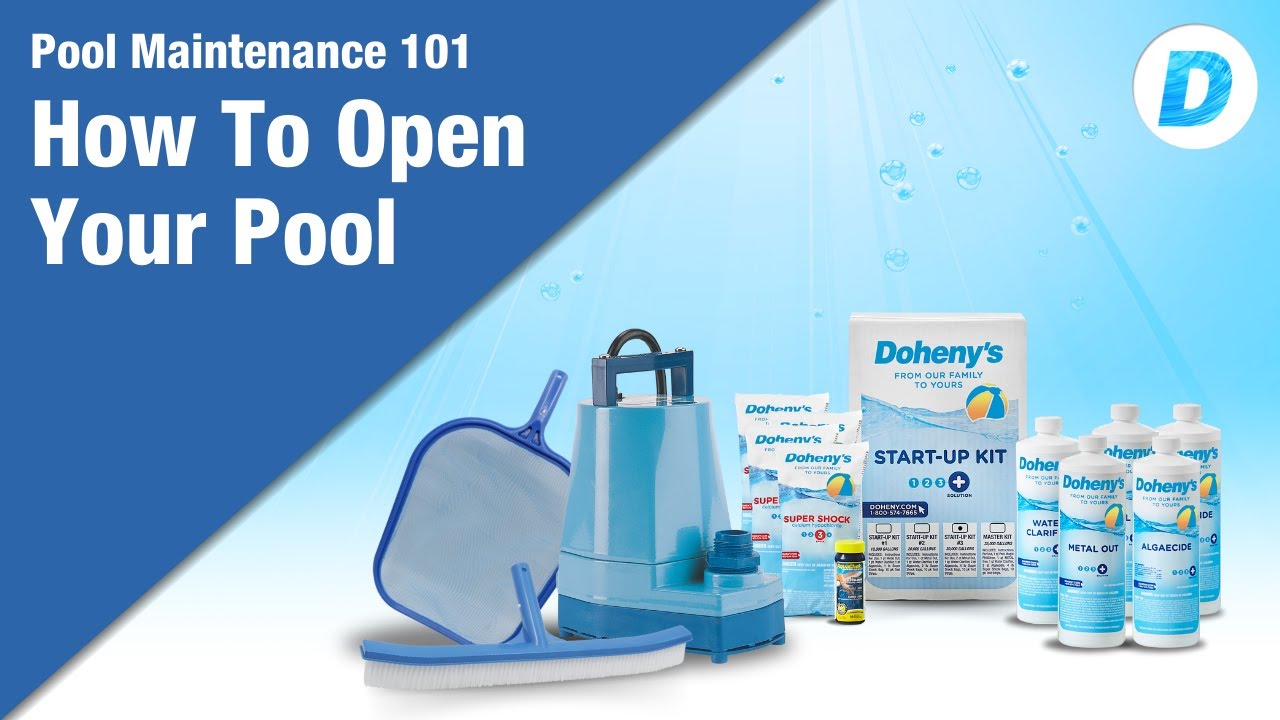 How To Open Your Pool - YouTube