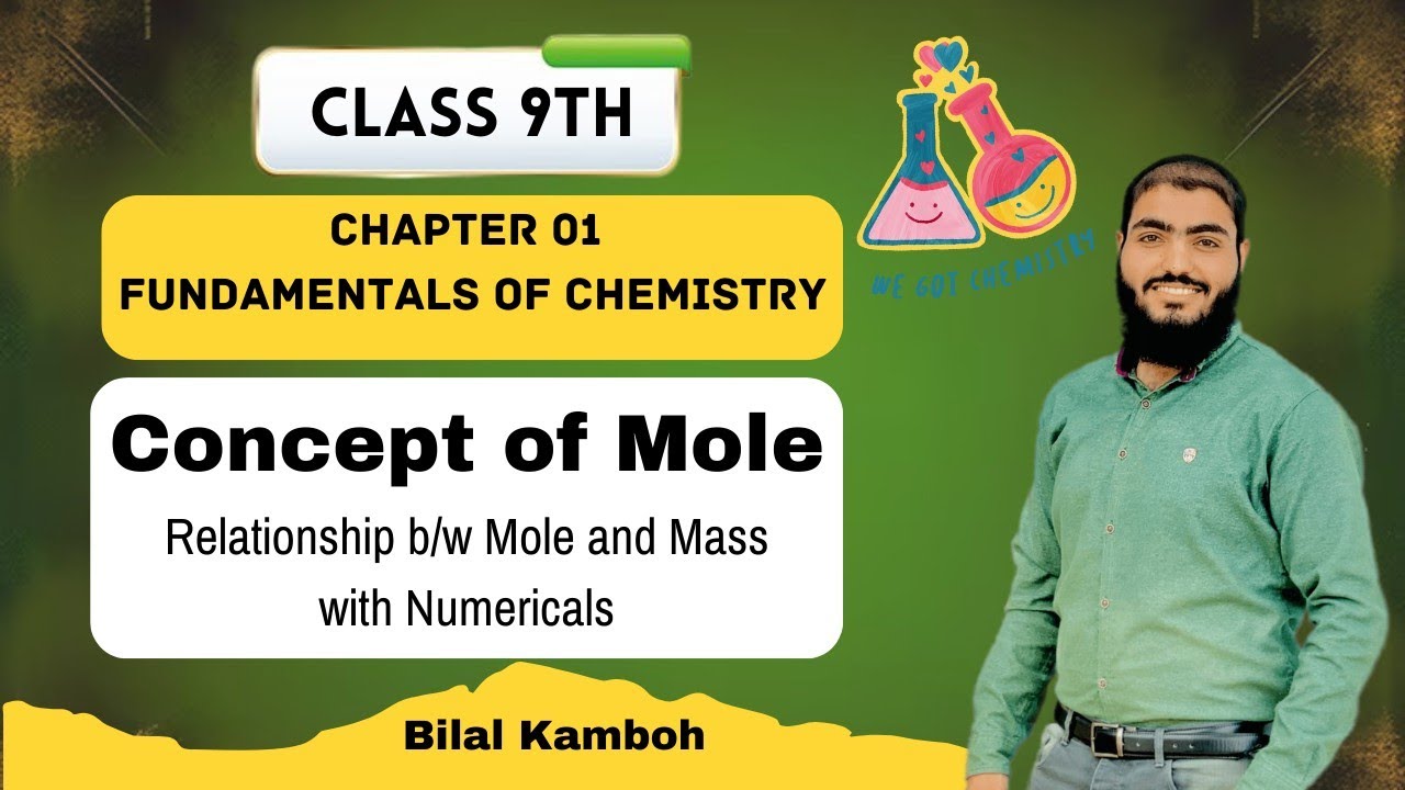 Mole Concept | How to calculate the number of moles | Class 9th ...