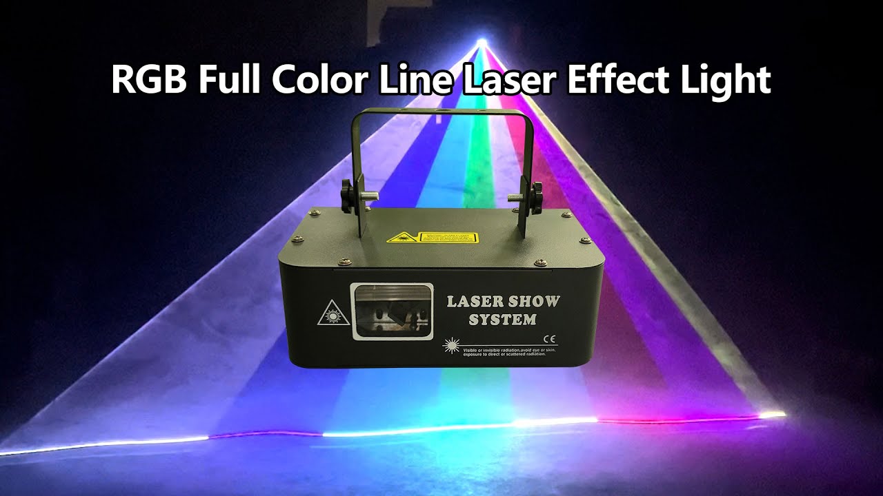 RGB Full Color Line Laser Effect Light - YouTube